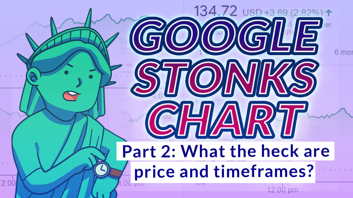 Google Stonks Chart Part 2: What the heck are price and timeframes?! - The Simple Sum Singapore