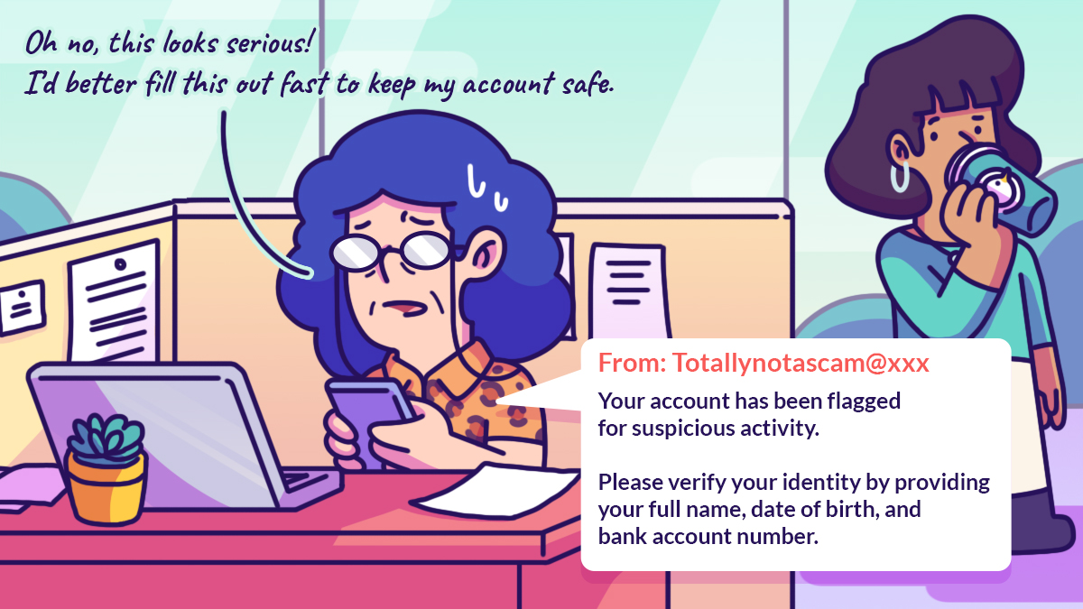 Don't Get Lured By Phishing Scams - The Simple Sum Singapore